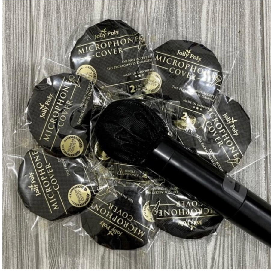 Jual (ISI 2) COVER MIC Sarung Mic Kain Mic Tissue Mic Pelindung Anti Basah | Shopee Indonesia