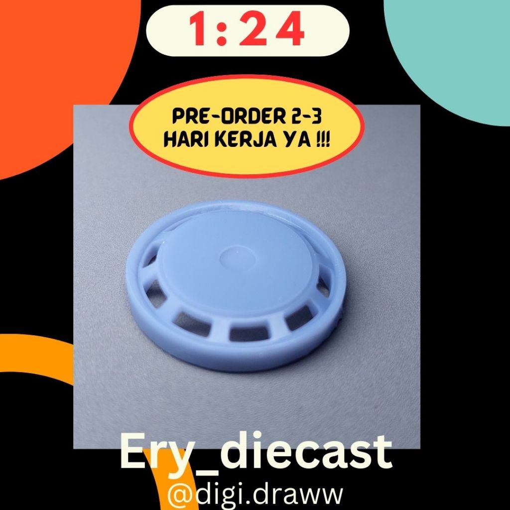 Jual Miniatur velg Bus Wheel Dop MERCY Skala 1:24 (untuk RKC) | Shopee ...