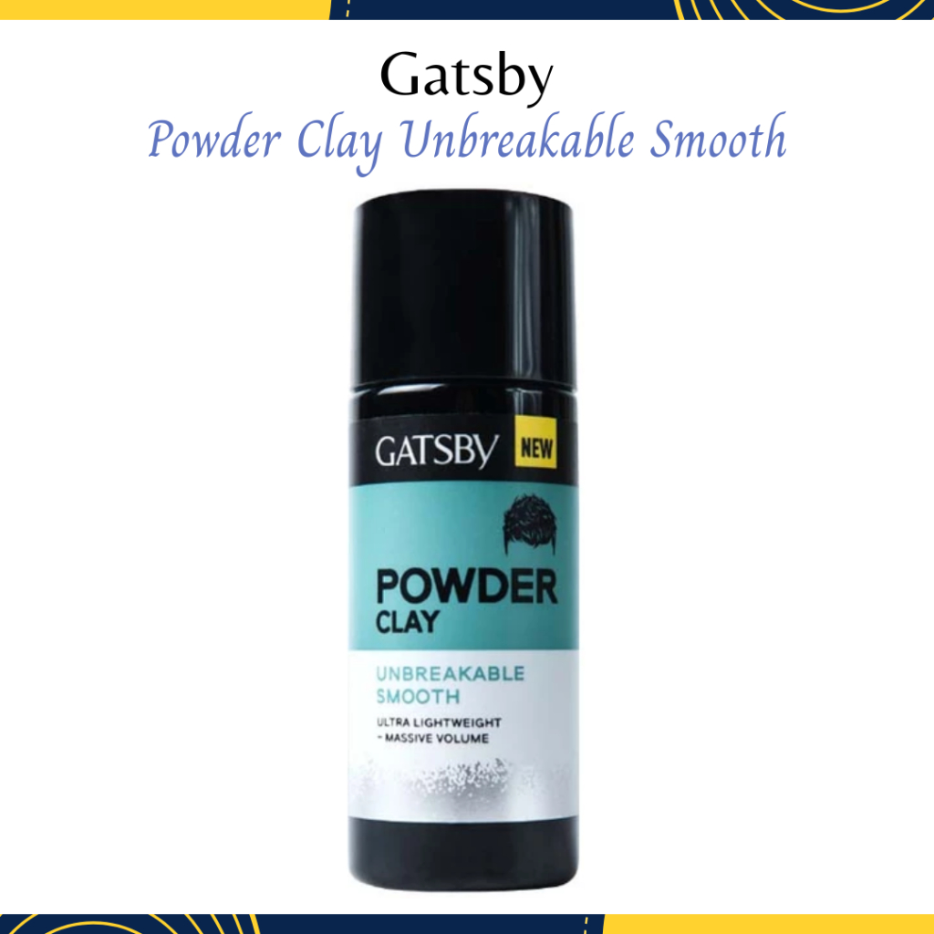 Jual Gatsby Powder Clay Unbreakable Smooth 20g | Shopee Indonesia