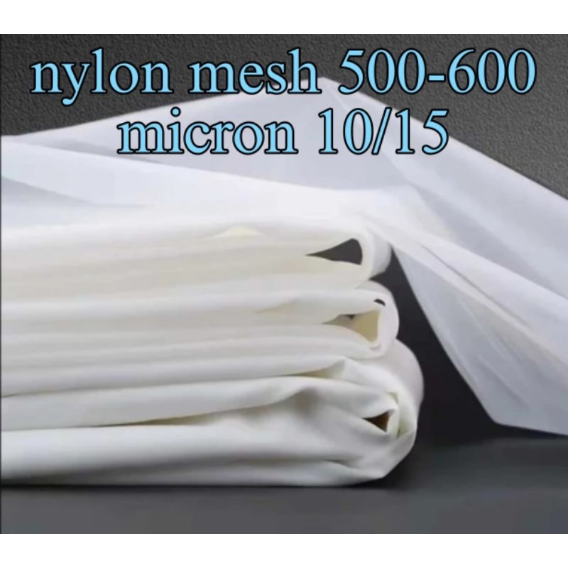 Jual saringan nylon 500/600 micron 5/10/15 kain saringan suling minyak ...