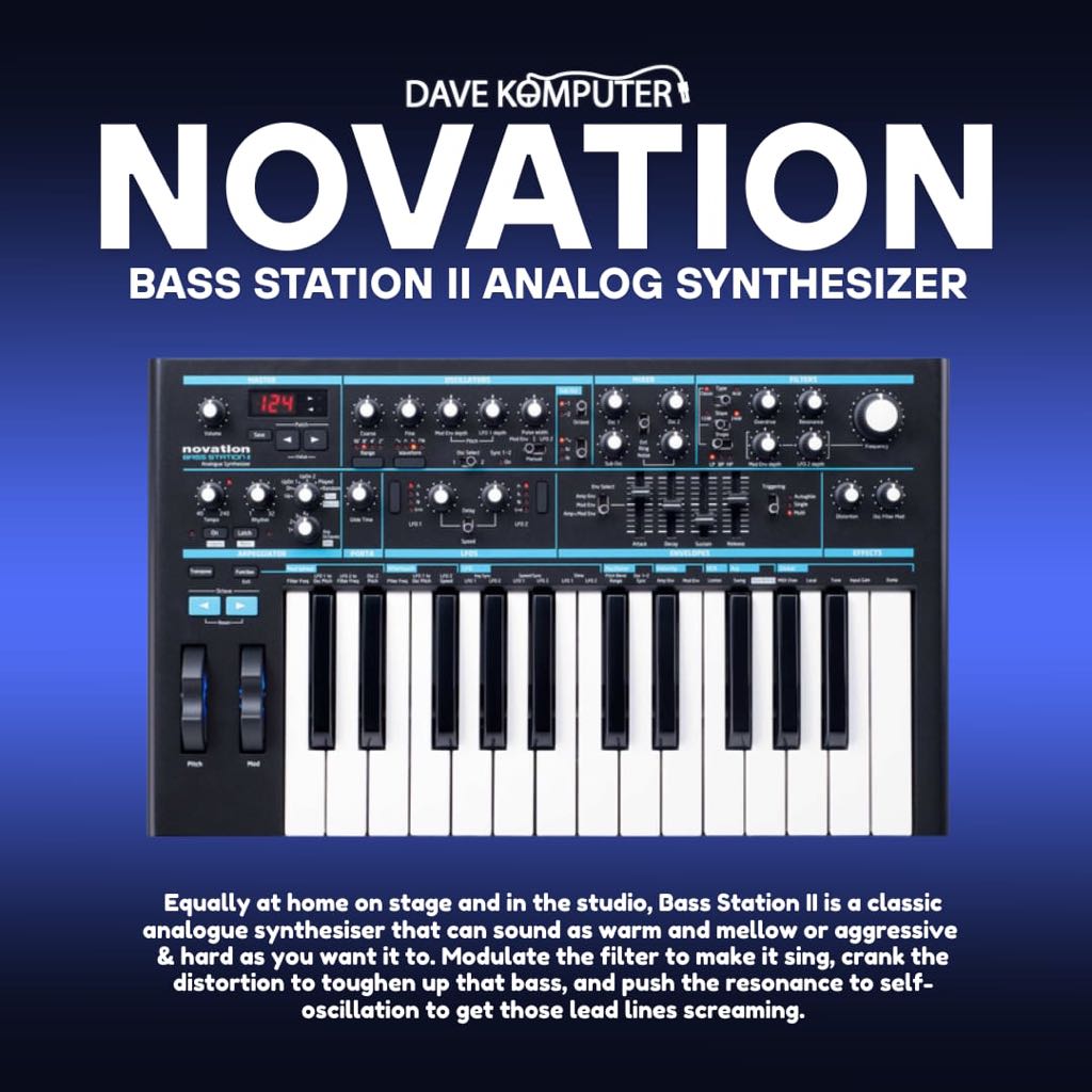 Jual Novation Bass Station II Analog Synthesizer | Shopee Indonesia