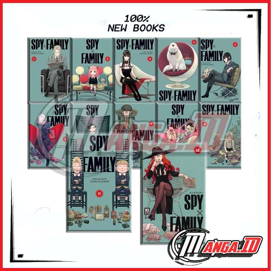 Jual Komik Spy X Family 1 - 14 Books Series (Engllish) - MangaID ...