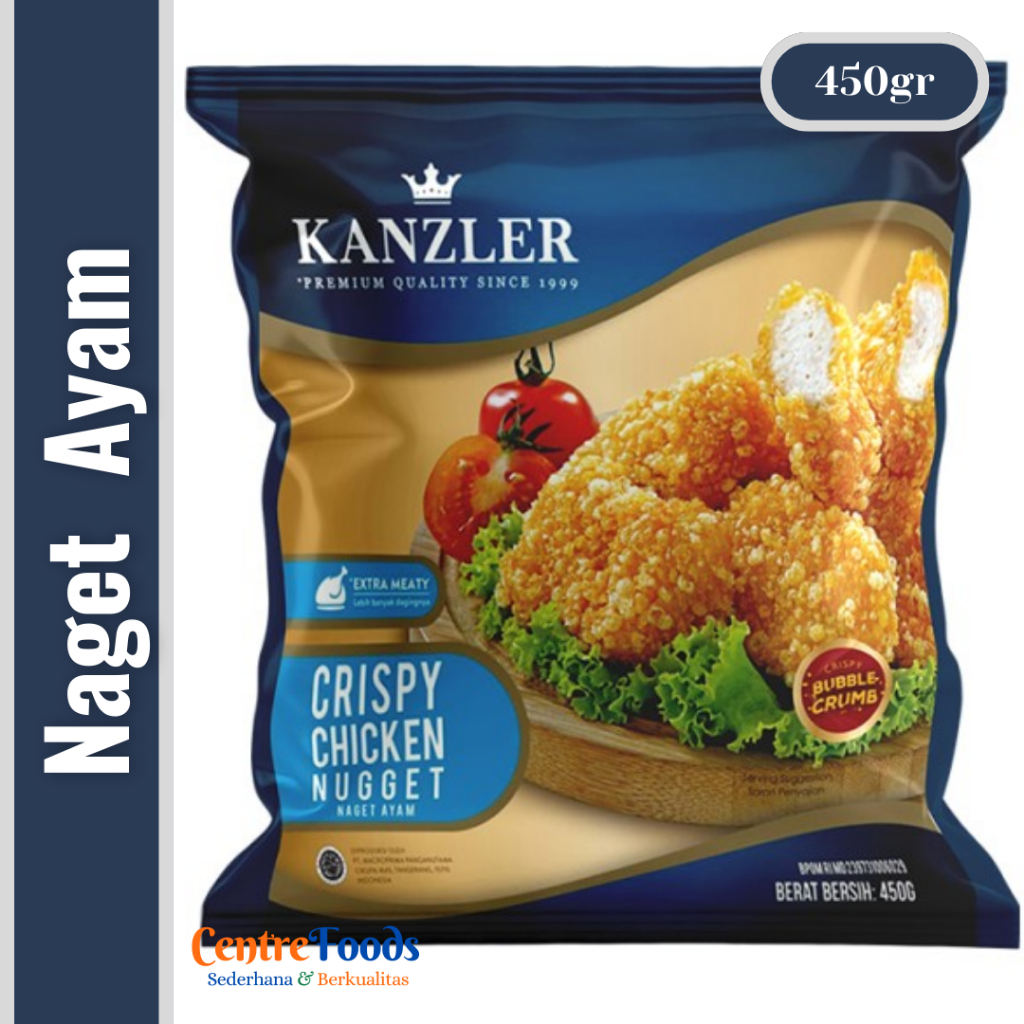 Jual Naget Ayam - Crispy Chicken Nugget Kanzler | 450gr [ Harga Per BKS ...