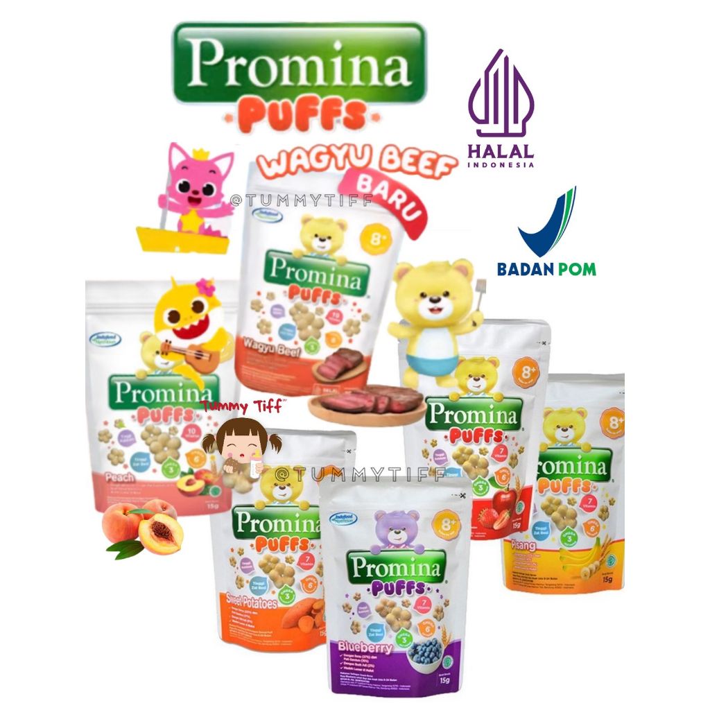 Jual Promina Puff 15 gram / snack mpasi anak bayi Snack MPASI / Snack ...