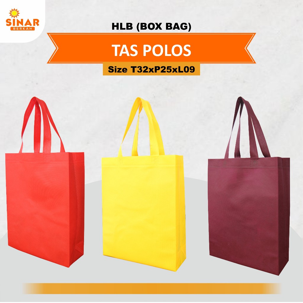 Jual [SPUNBOND] Tas polos | Tas Dokumen| Tas Spunbond Polos 75 Gsm| Tas ...