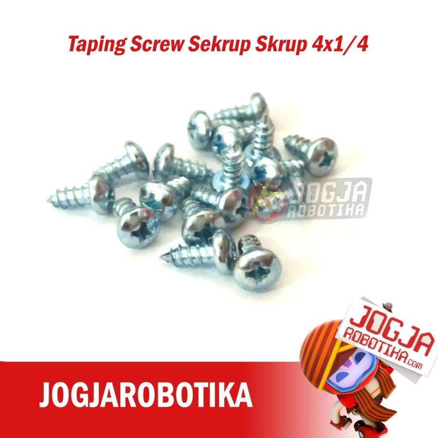 Jual Baut Taping Screw Sekrup Skrup 4x1/4 - 4x3/8 - 4x5/8 - 4x3/4 - 4X1 ...