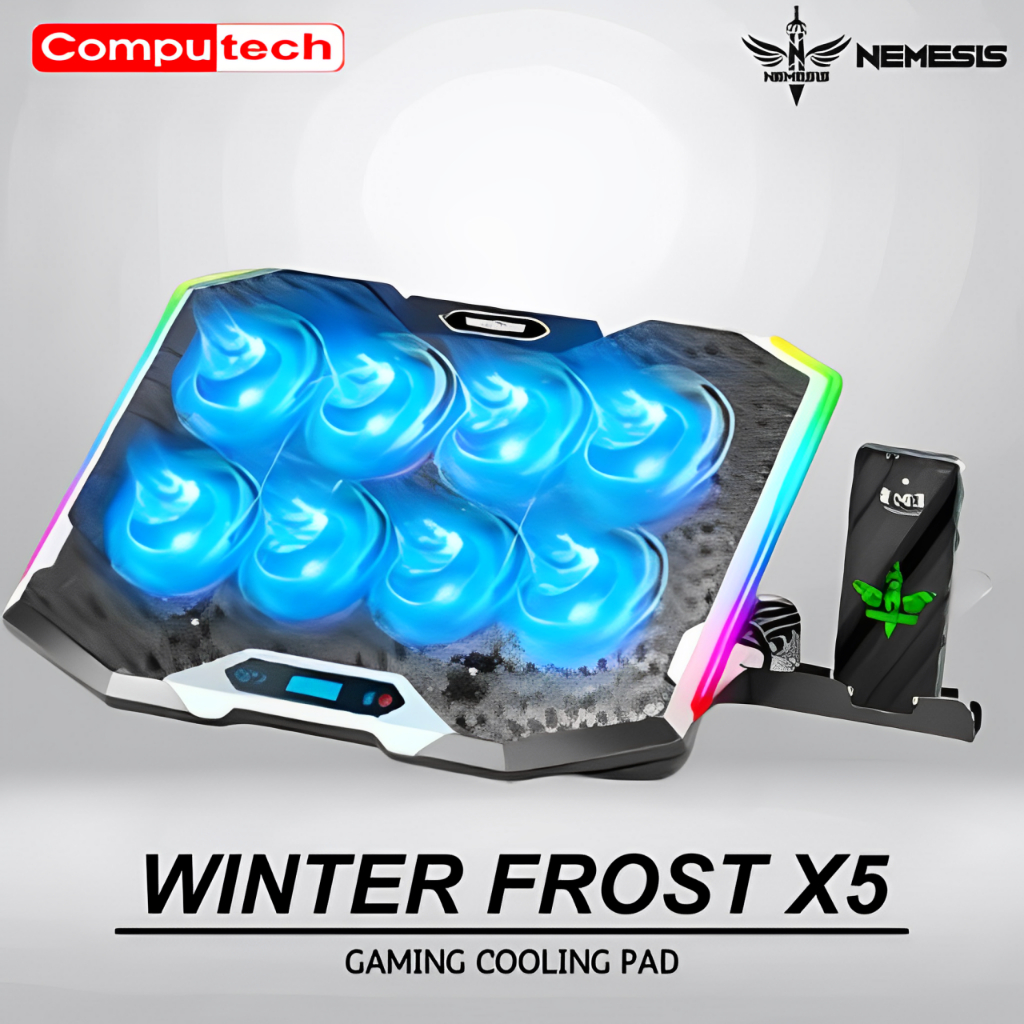 Jual NYK Nemesis Cooling Pad X5 Pro WINTERFROST | Cooling Fan Pendingin ...