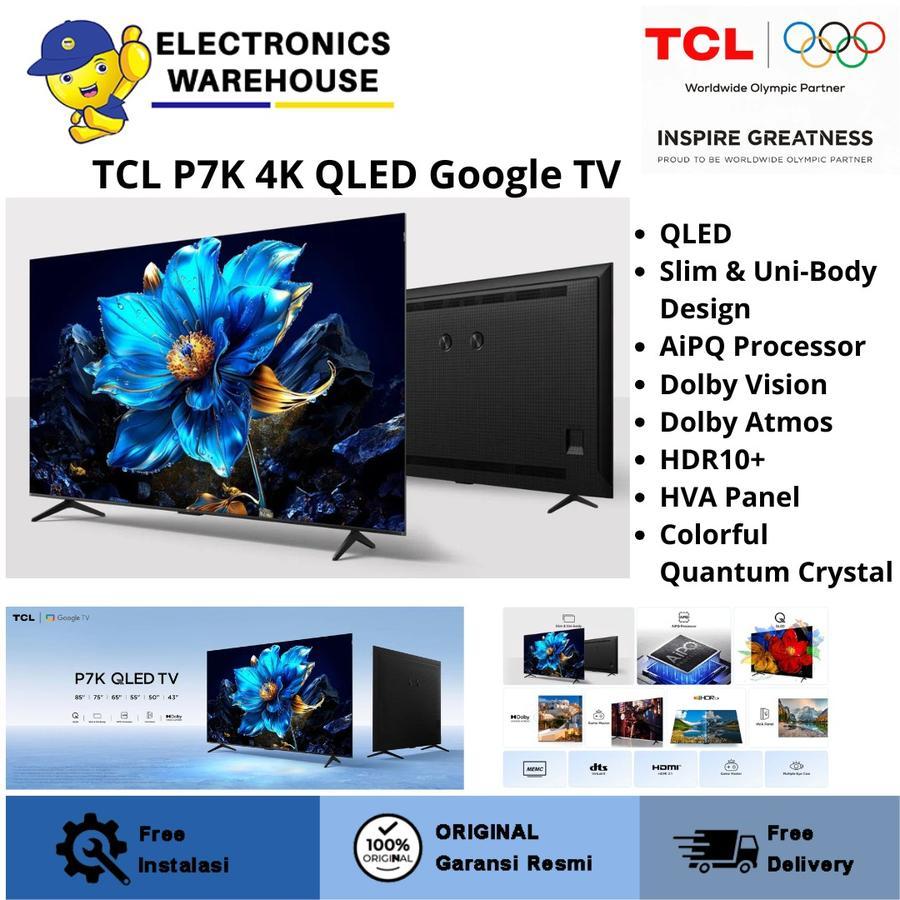 Jual TCL 65P7K / P7K QLED 4K UHD Smart Google TV 65 Inch - HVA PANEL ...