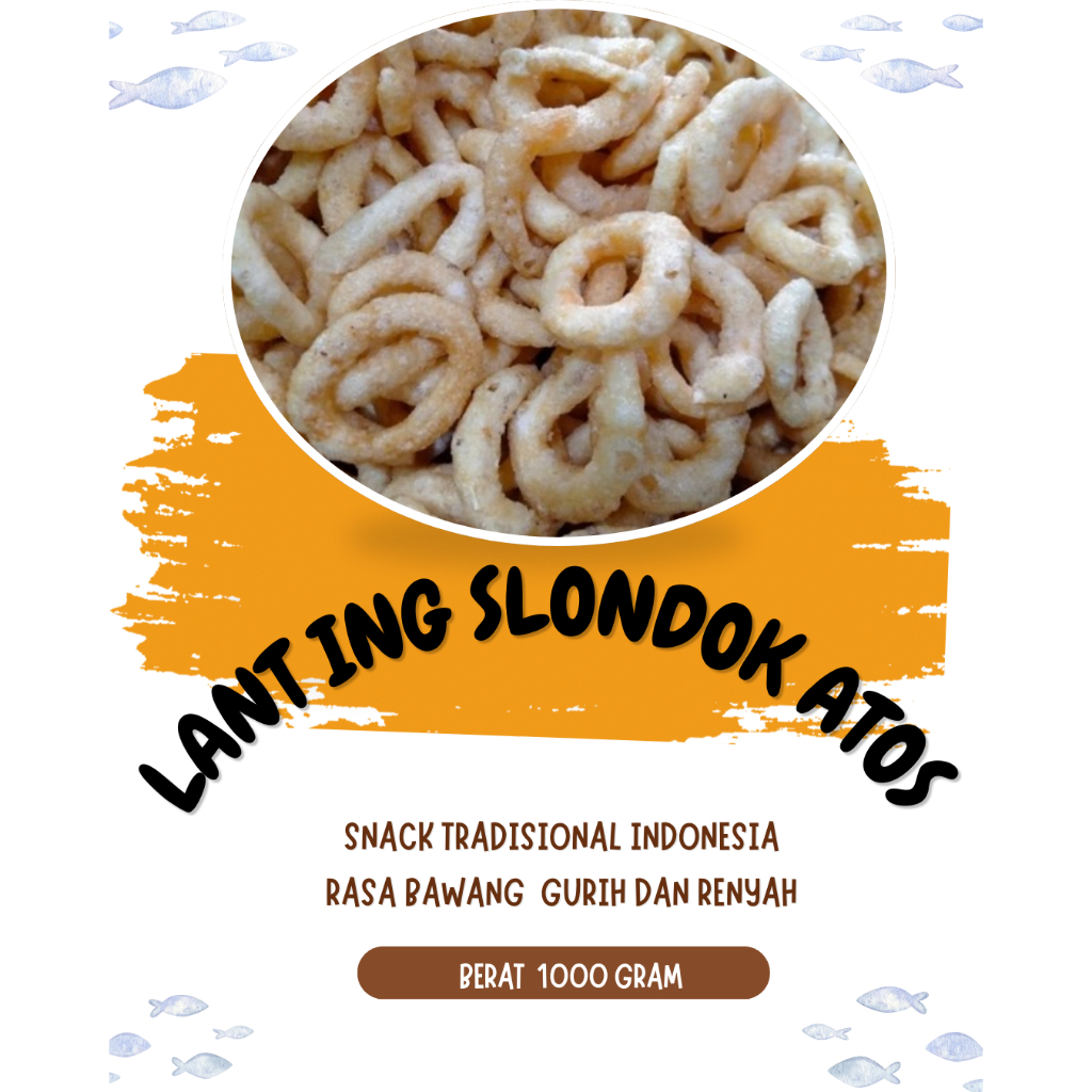 Jual Lanting Gethuk Rasa Bawang Klanting\Slondok Getuk Bawang Renyah ...