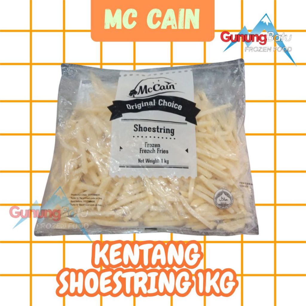 Jual MC CAIN FRENCH FRIES SHOESTRING 1KG / KENTANG GORENG SHOESTRING REPACK 1KG/ VITALIA ...
