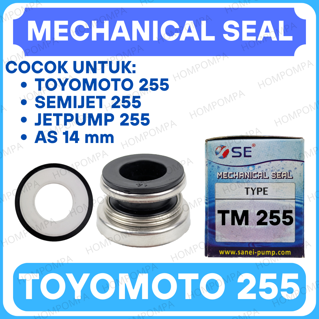 Jual MECHANICAL SEAL TOYOMOTO TM 255 / JP-255 TYMT SAN-EI - SIL MEKANIK SPAREPART POMPA AIR ...