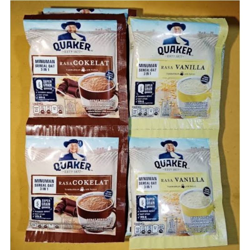 Jual Quaker Minuman Sereal Oat renceng isi 10 sachet (28 gram) | Shopee ...
