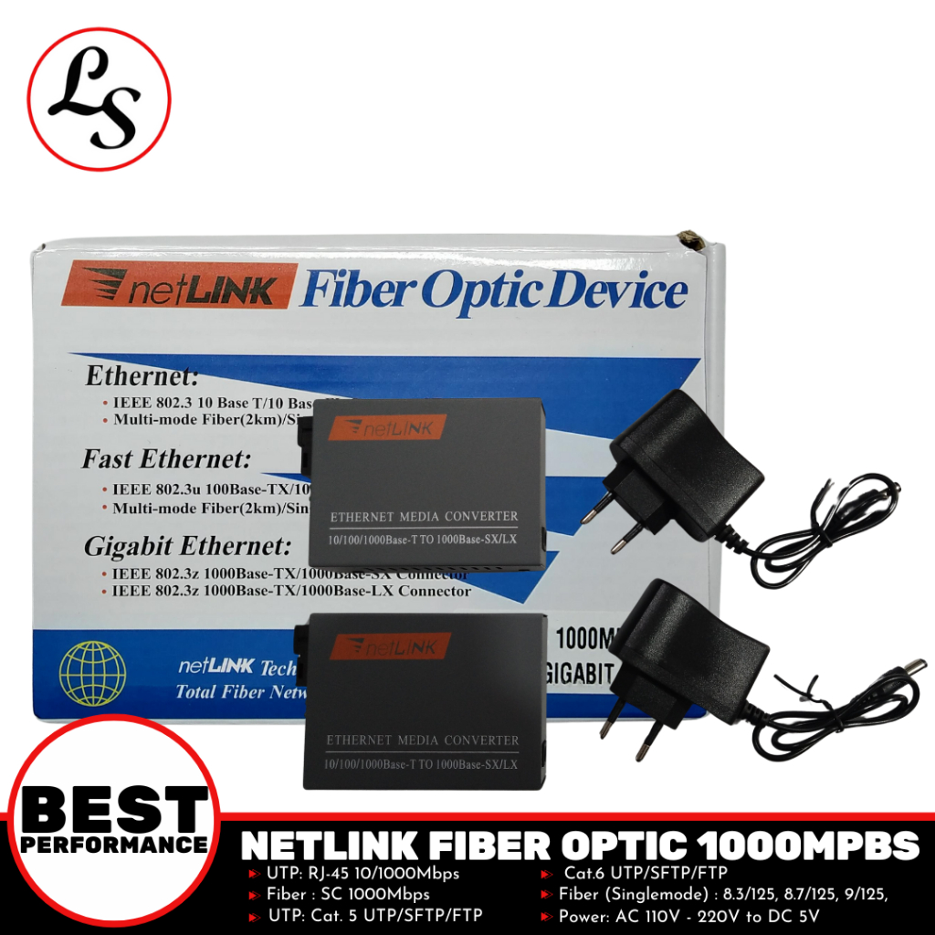 Jual NETLINK FIBER OPTIC HTB-GS-03A Converter HTB GS 03A | Shopee Indonesia