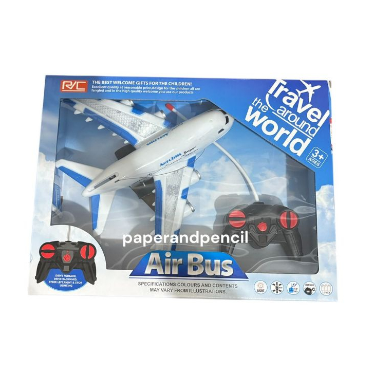 Jual Mainan Anak Pesawat REMOTE CONTROL MURAH / Pesawat Terbang Airbus ...