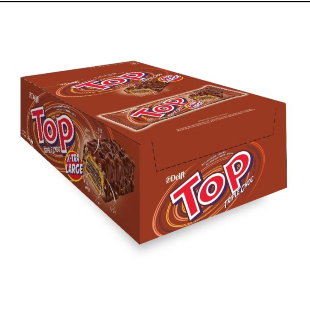 Jual Delfi TOP X-TRA LARGE Chocolate 32 gr (ukuran besar) | Shopee ...
