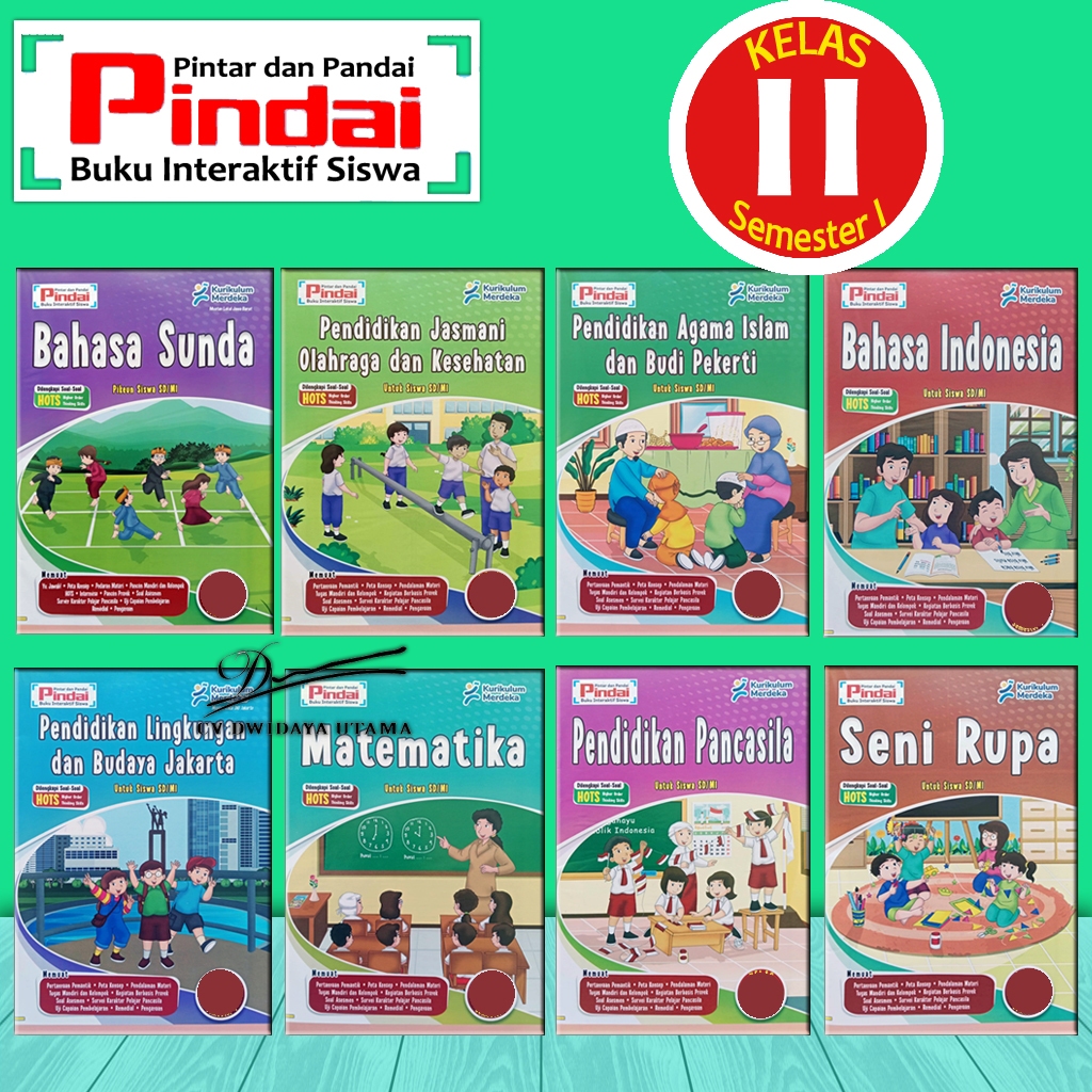 Jual LKS PINDAI SD/MI KLS. 2 - Kurikulum Merdeka (cetakan 2025 ...