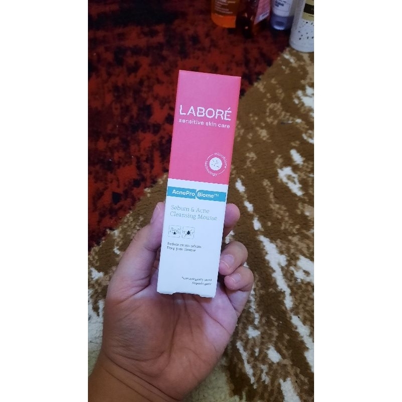 Jual LABORE SENSITIVE SKINCARE SEBUM ACNE CLEANSING & MOUSSE | PRELOVED ...