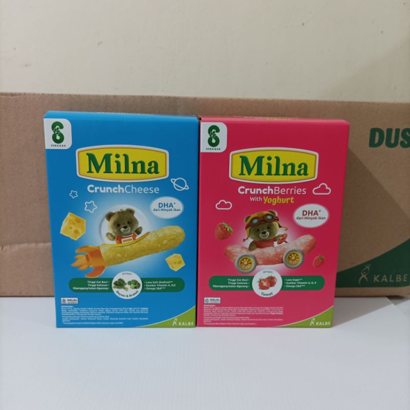 Jual milna crunch 12 pcs snack bayi EXP MEI 2026 | Shopee Indonesia