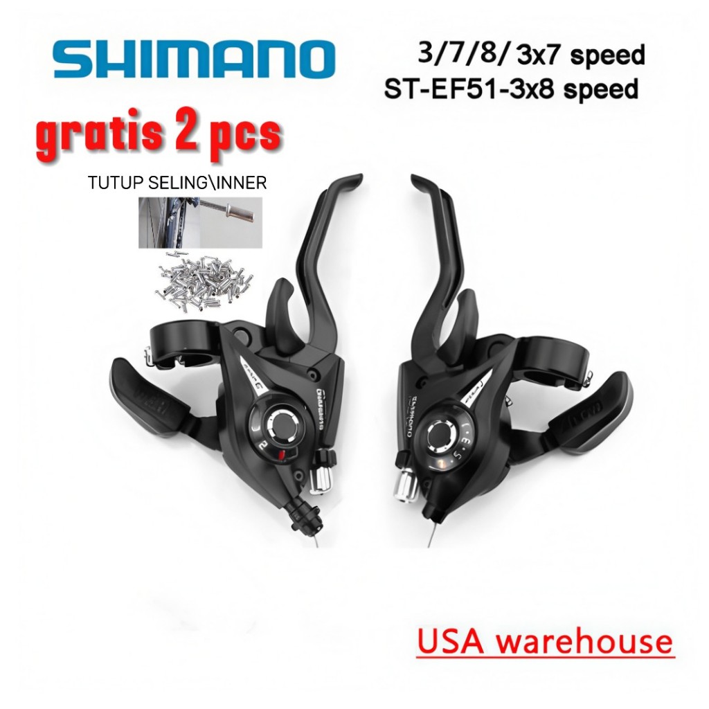 Jual [Redy] SHIMAN0 Shifter EF51 3x7 8 Speed Operan Gigi Sepeda Gunung ...