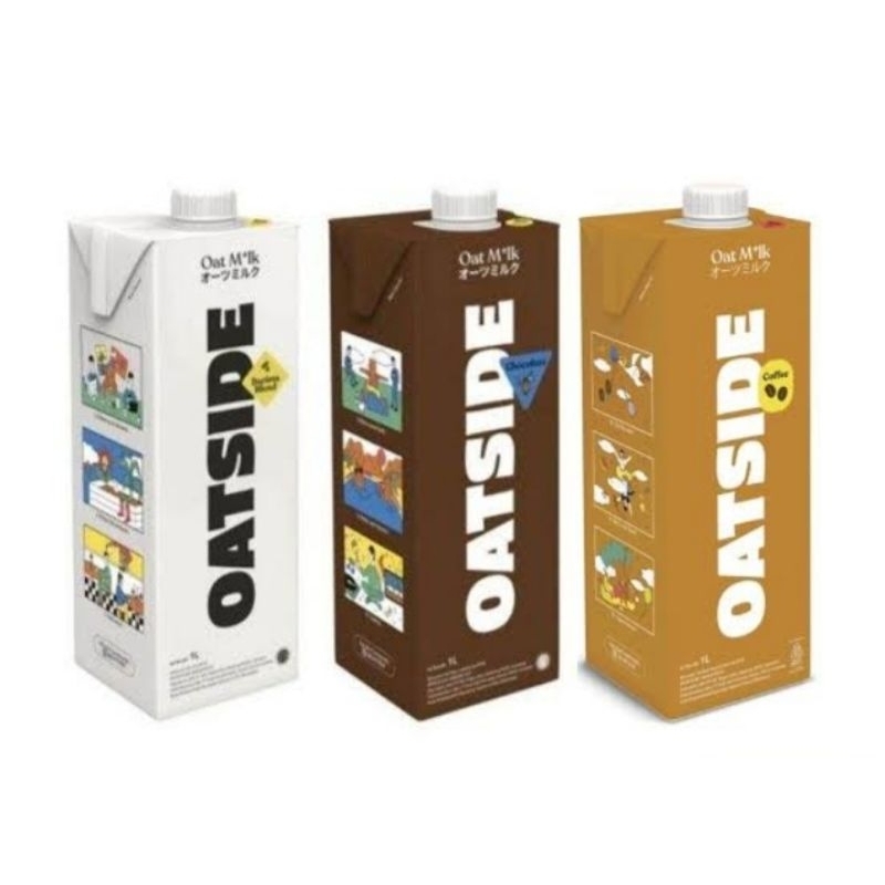 Jual Oatside 1L Barista Blend Coffee Chocolate Milk Oat Side No Added ...