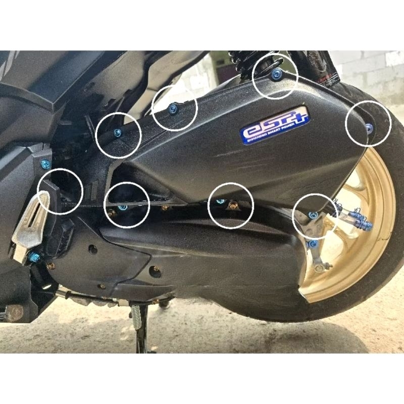 Jual Baut Filter Pcx Titanium original Vietnam (8 biji) | Shopee Indonesia