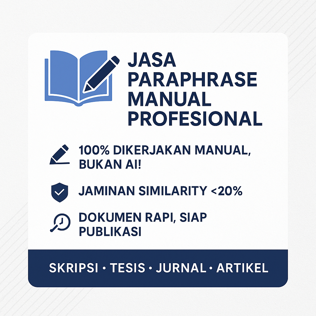 Jual Jasa Paraphrase Dokumen Profesional – Manual, Akurat, Anti ...