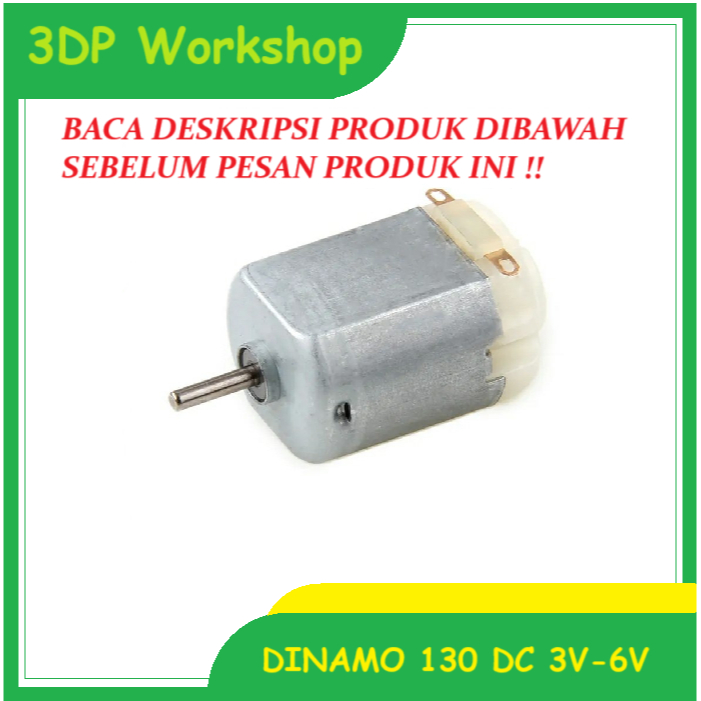 Jual DINAMO MOTOR 130 DC 3V-6V MOTOR MAINAN HIGH SPEED | Shopee Indonesia