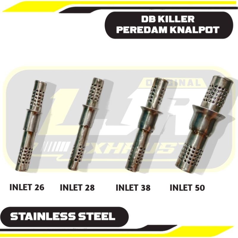 Jual Peredam knalpot/ db killer knalpot racing inlet 50 38 28 dan 26 ...