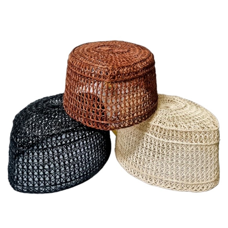 Jual Peci Kopiah Songkok AKAR JANGANG ROTAN Murah , Peci Rotan , Peci ...