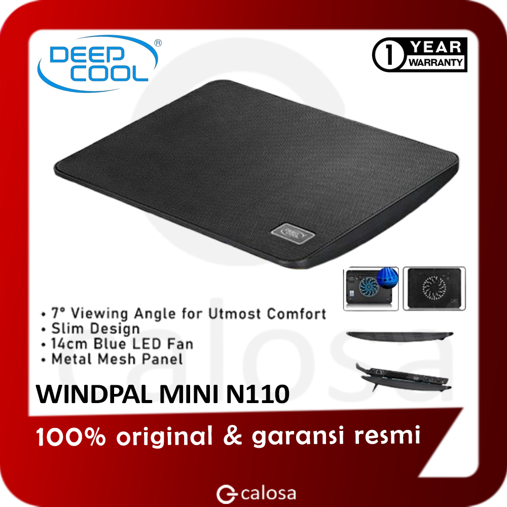 Jual Deep Cool WindPal Mini Laptop Cooling Pad Fan Coolingpad Deepcool ...