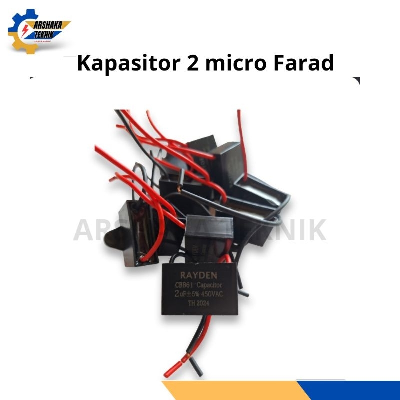 Jual Kapasitor kipas angin / capasitor Fan / Exhaust Fan / Outdor Ac ...