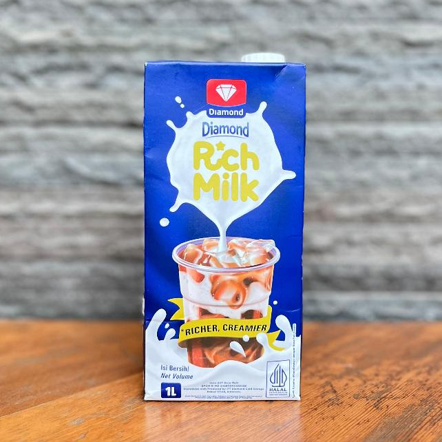 Jual UHT Diamond Susu Rich Milk - 1 Liter | Shopee Indonesia
