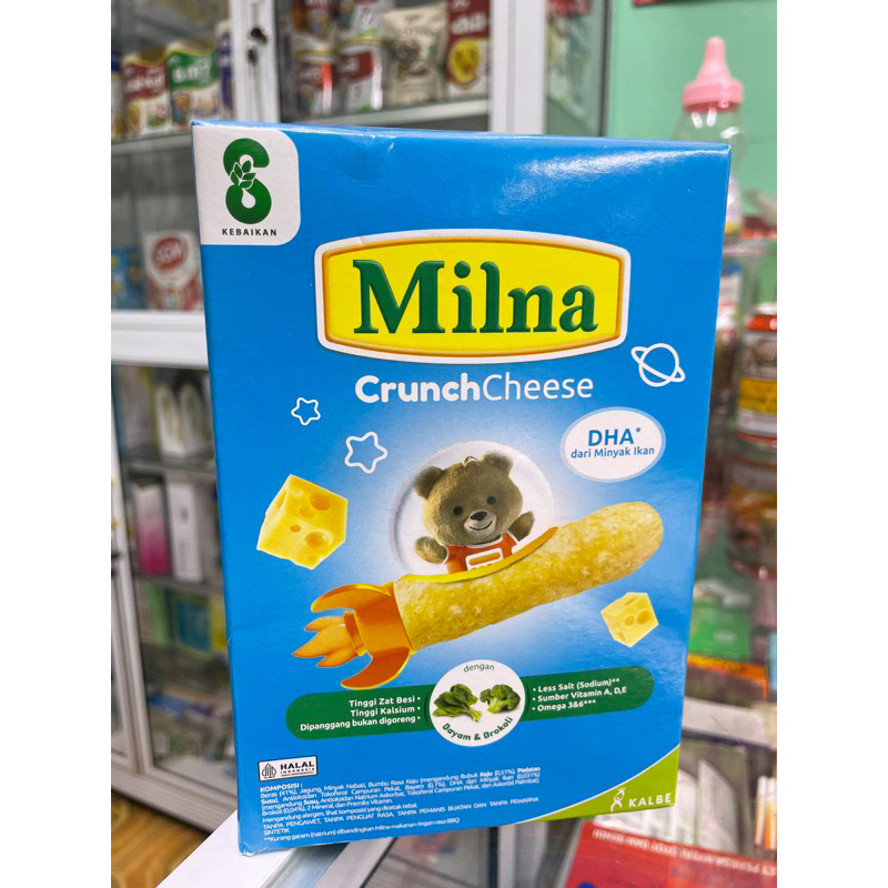 Jual MILNA CRUNCH CHEESE Snak Bayi 20 g | Shopee Indonesia