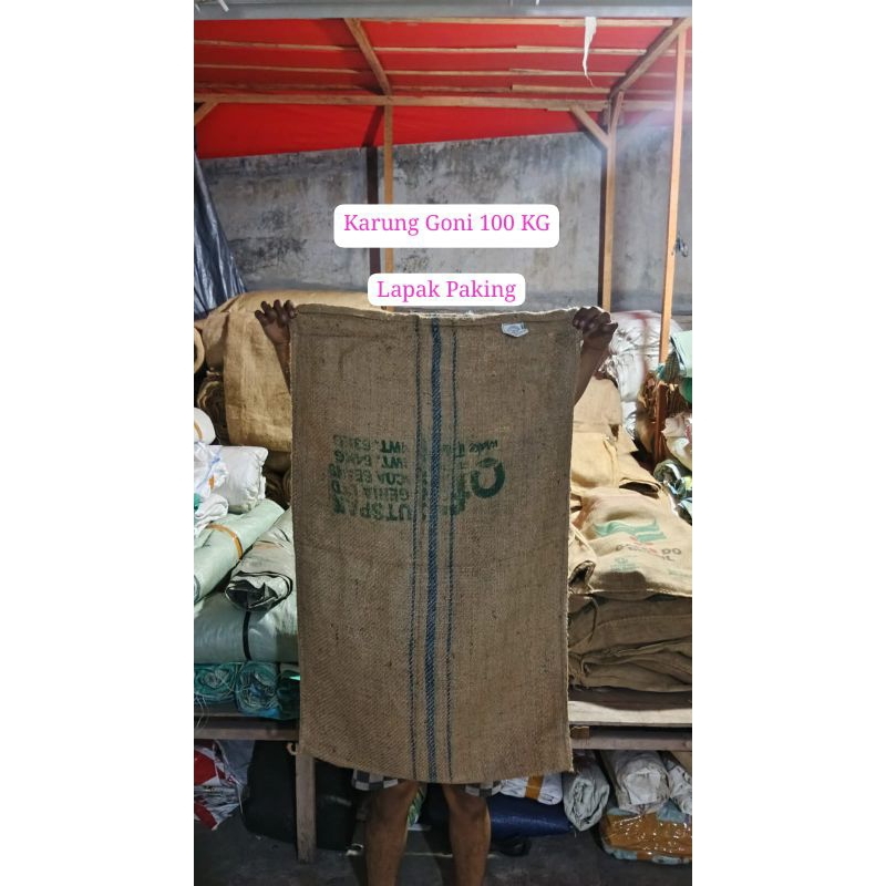 Jual KARUNG GONI BEKAS 100 KG UKURAN 70X120 Cm | Shopee Indonesia