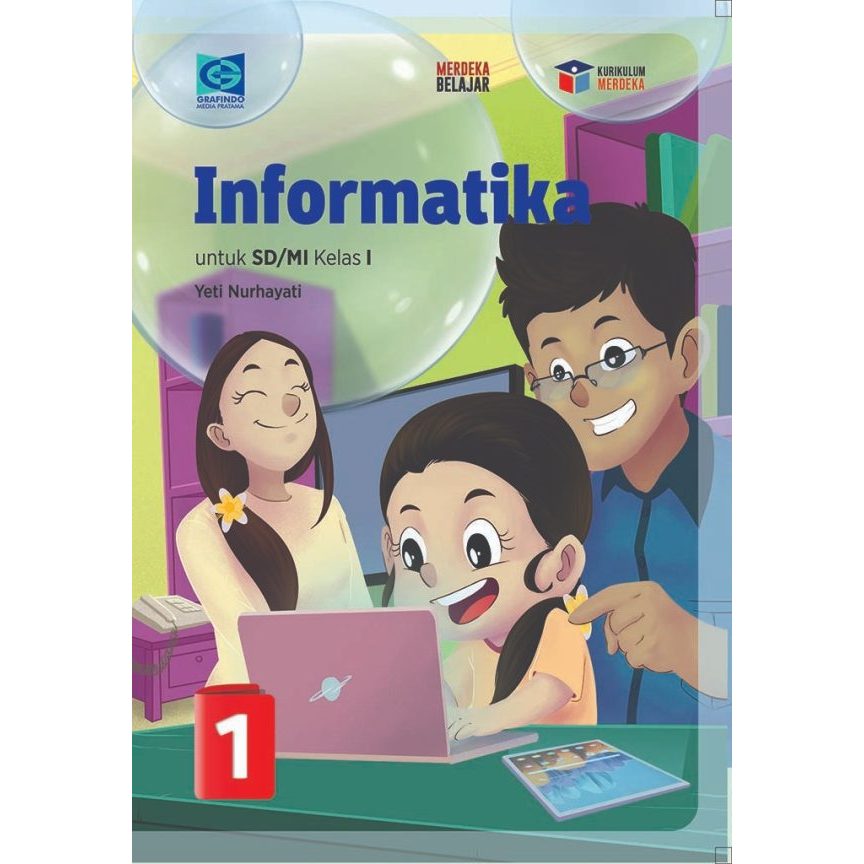 Jual Informatika Kelas 1 SD Penerbit Grafindo Kurikulum Merdeka | Shopee Indonesia