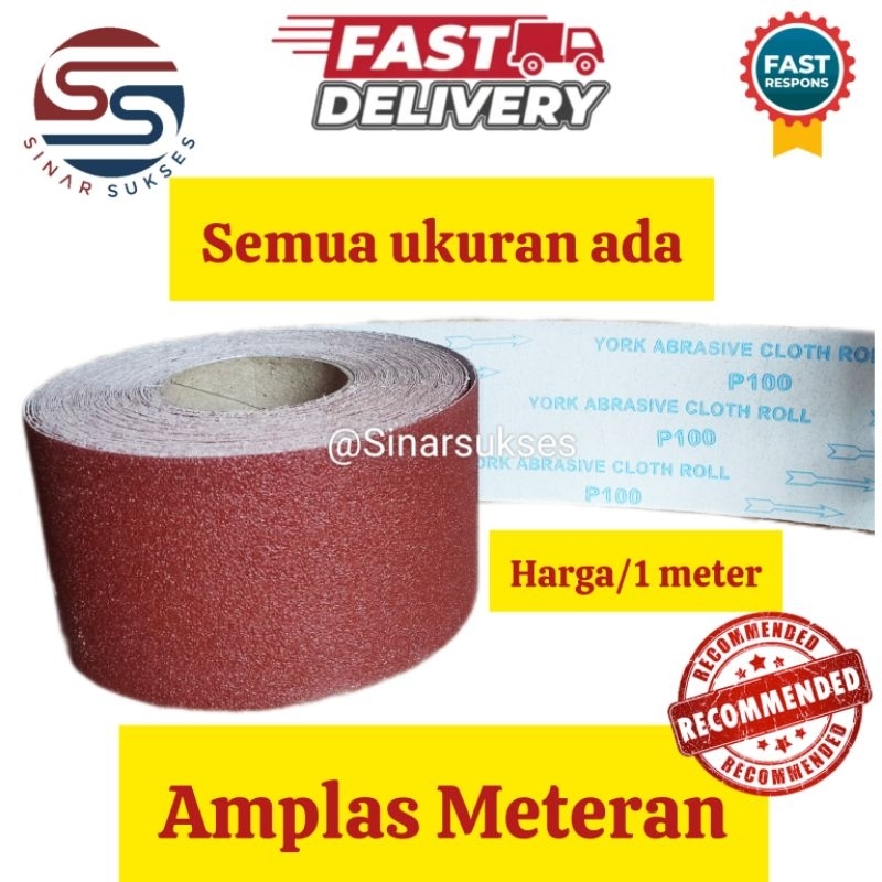 Jual Amplas Roll Meteran Semua Ukuran Ada/Amplas Meteran 60 80 100 120 ...