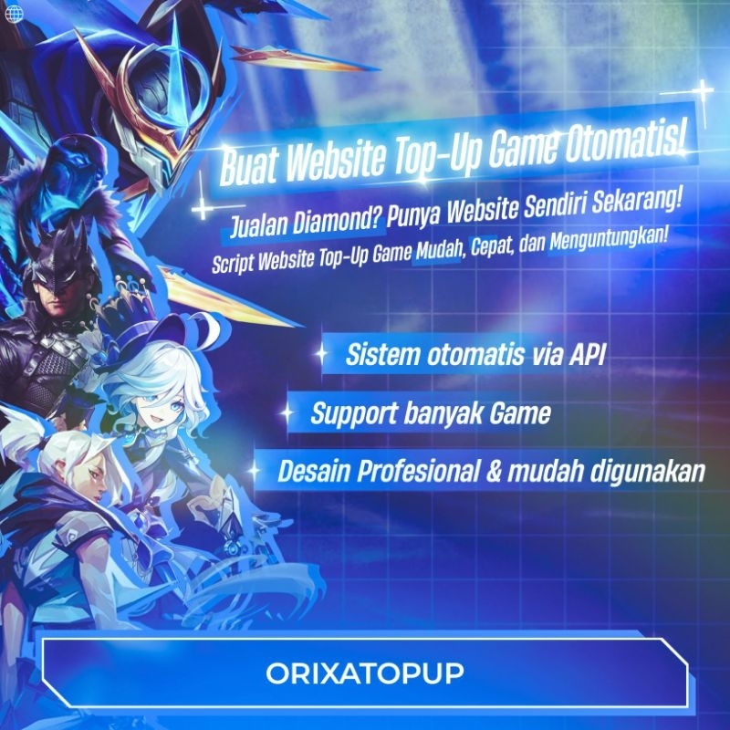 Jual Script Website TopUp Game | Full Fitur | Full Script | Shopee ...