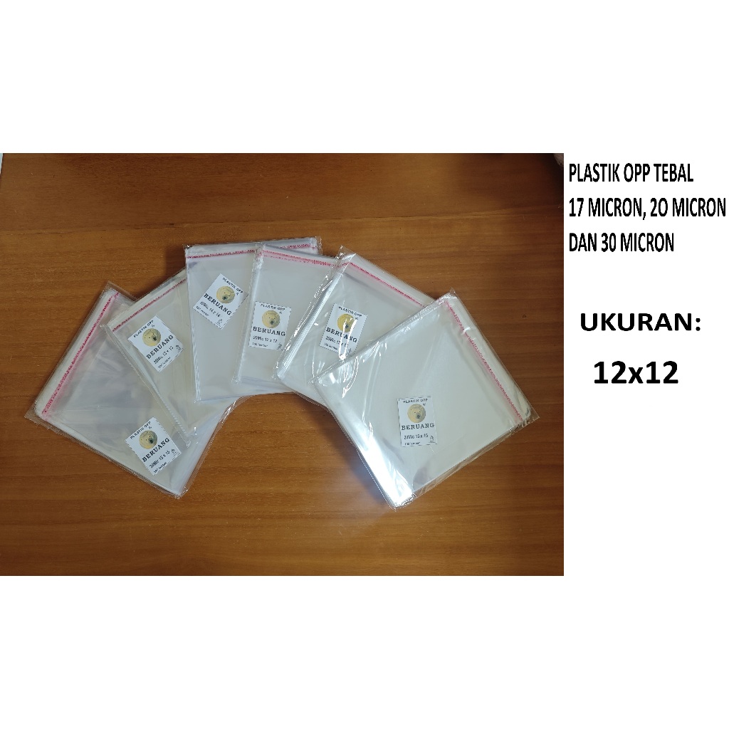 Jual Plastik opp beruang ukuran 12x12 isi 100 lembar | Shopee Indonesia
