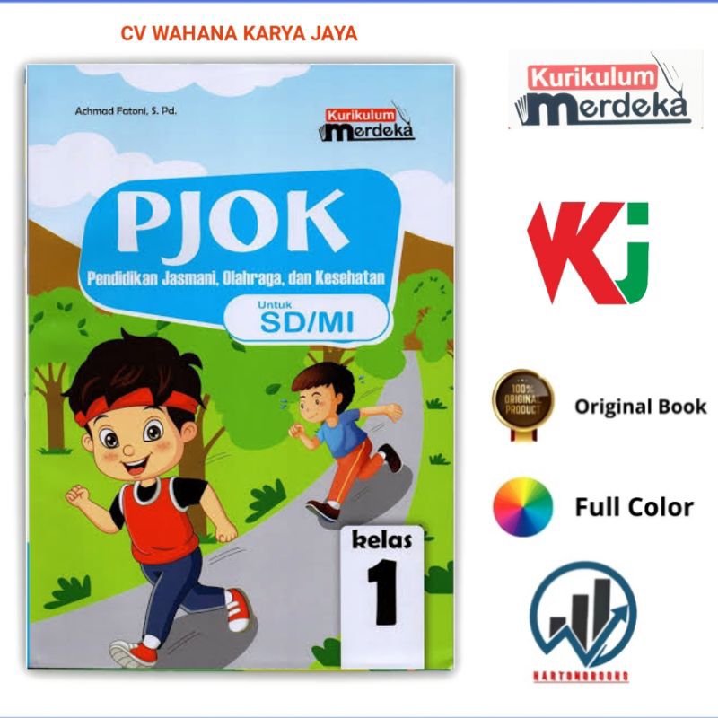 Jual Buku paket siswa PJOK WKJ wahana karya jaya untuk SD/MI kelas 1 kurikulum merdeka | Shopee ...