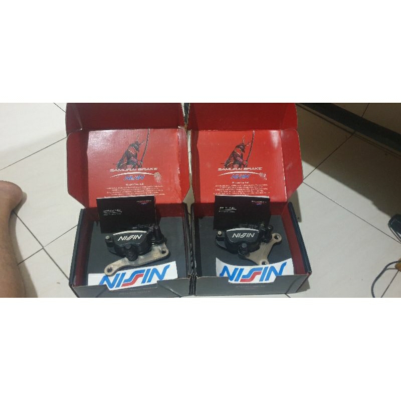 Jual kaliper 2p depan belakang nissin samurai nmax original | Shopee Indonesia