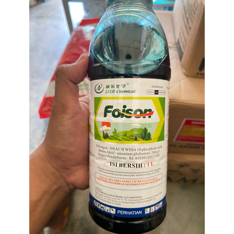 Jual Herbisida FOISON 200SL (Amonium Glufosinat) spesialis rumput ...