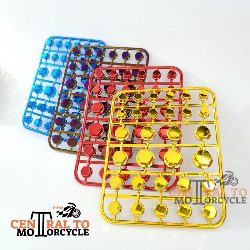 Jual tutup cover baut monel baut probolt 20 pics baut 8-14 universal ...