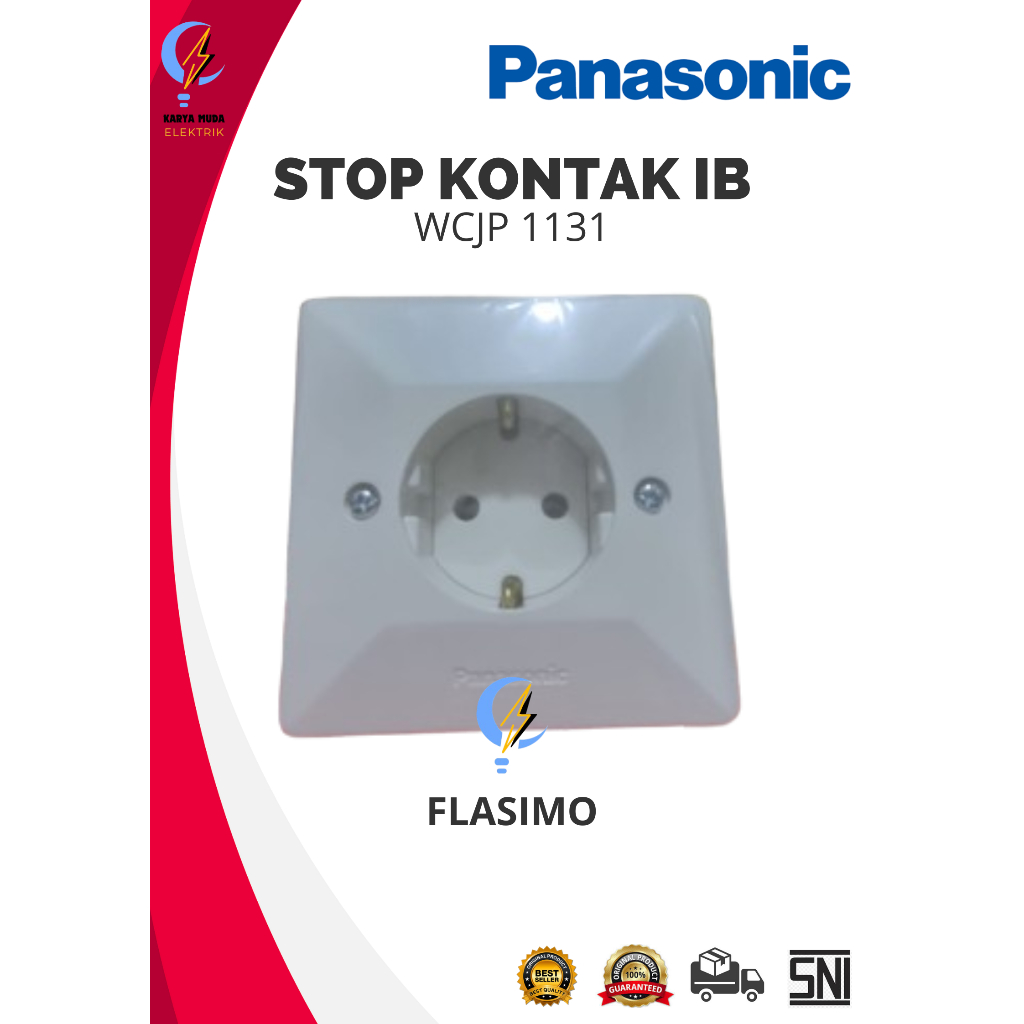 Jual STOP KONTAK INBOW PANASONIC FLASIMO WCJP1131 | Shopee Indonesia