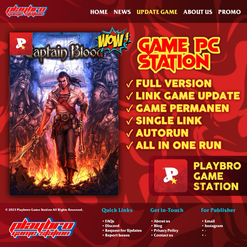 Jual Captain Blood - Game PC/Laptop (Download to Play Bro!) | Shopee ...