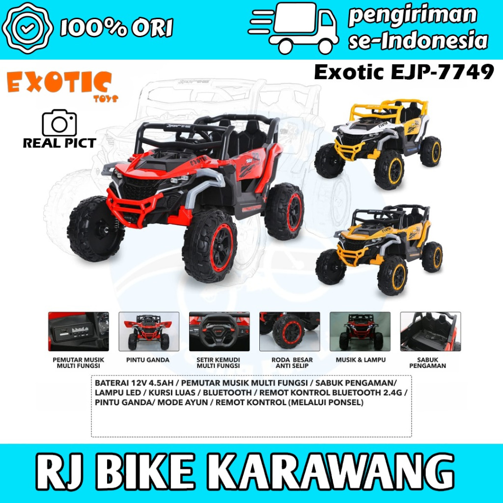 Jual MAINAN MOBIL AKI EXOTIC EJP 7749 BIG FOOT REMOTE CONTROL | Shopee ...