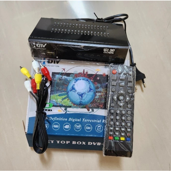 Jual Set Top Box DVB T2 Receiver TV Digital Wifi Youtube DVB T2 U-002 - STB+RCA | Shopee Indonesia