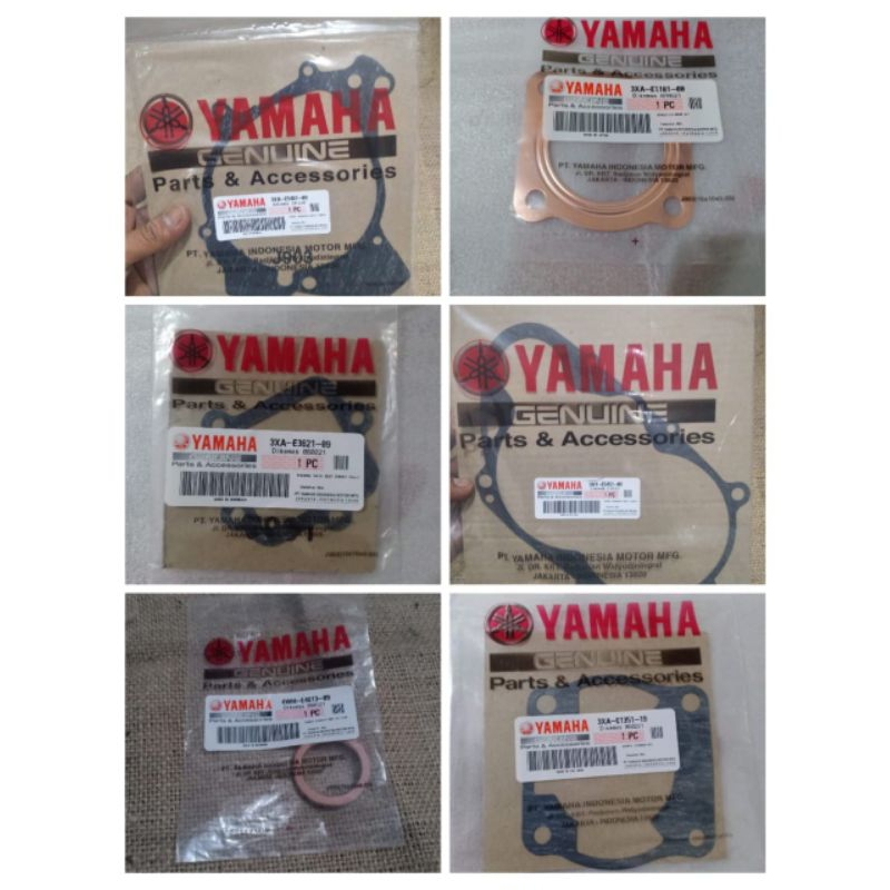 Jual GASKET PERPAK PAKING SET / FULSET YAMAHA FIZR FORCE ONE ASLI YAMAHA ( 6 item) | Shopee ...