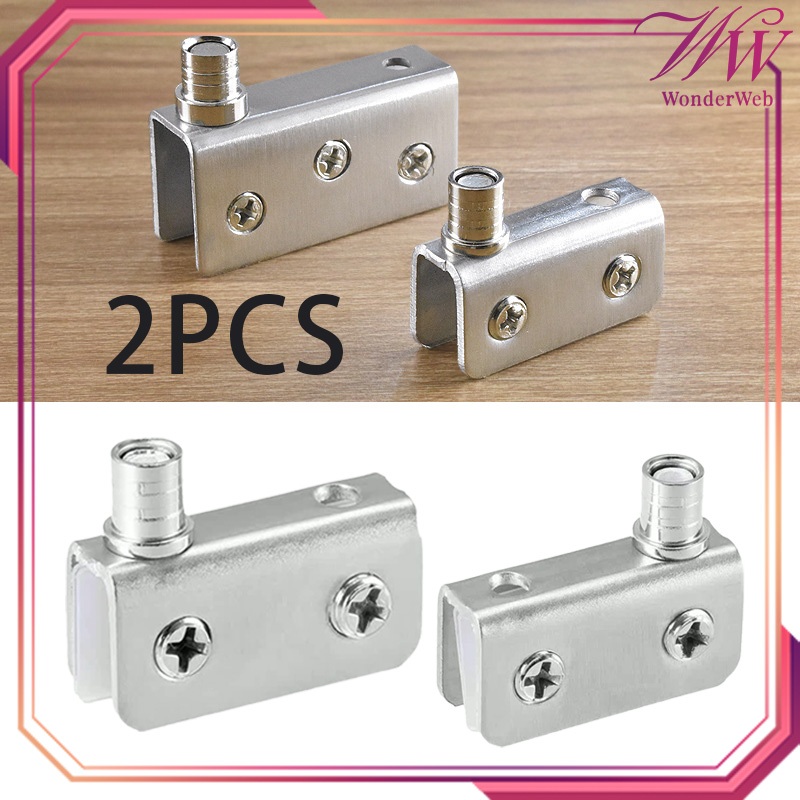 Jual Isi 2pcs Engsel Pivot Jepit Kaca Stainless Steel Engsel Pivot Kaca ...