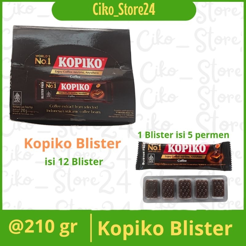 Jual Permen Kopiko Blister @ 12 pack / Kopiko stick / permen Kopiko ...