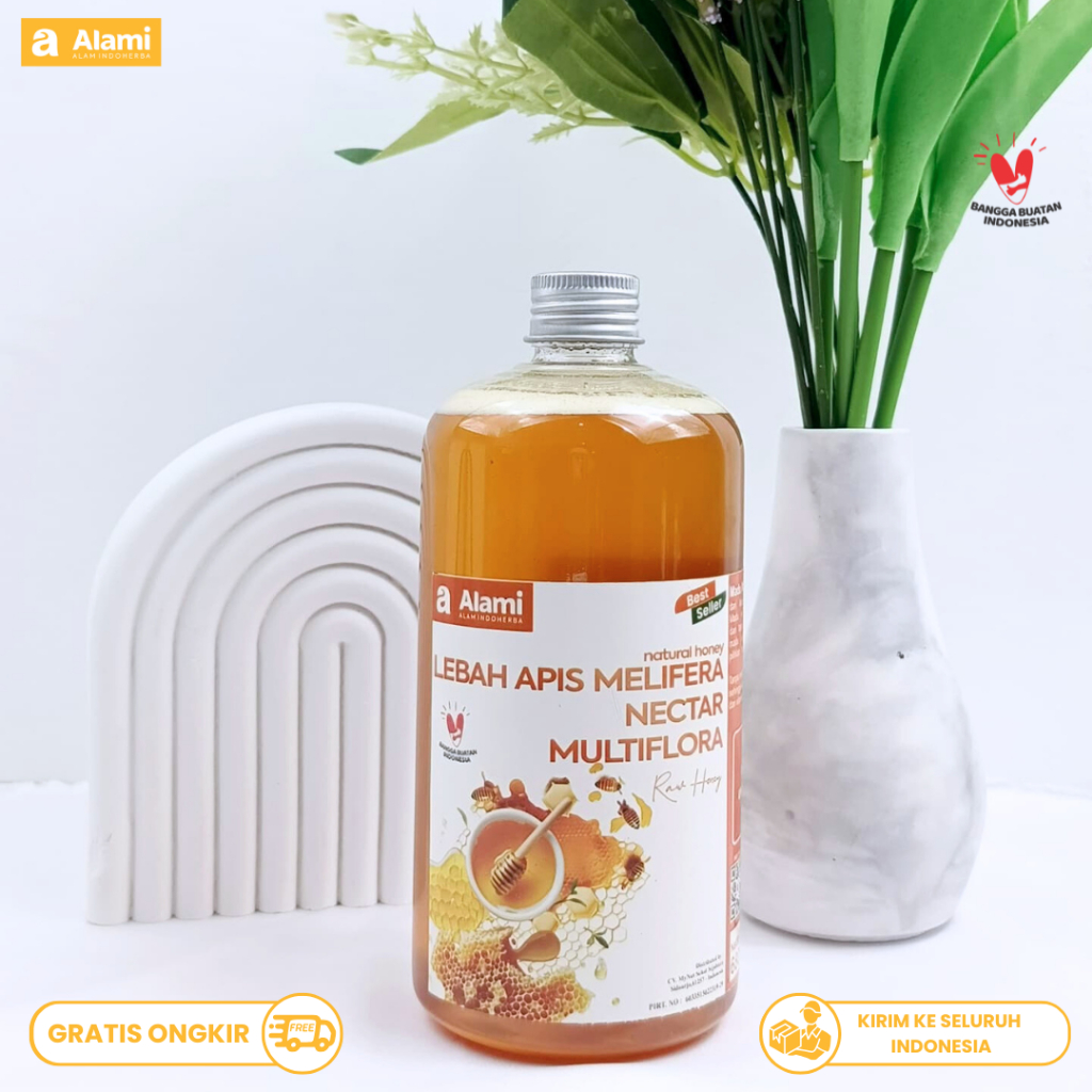 Jual ALAMI MADU MURNI 680 GRAM MADU LEBAH APIS MELIFERA RAW HONEY 100% ...